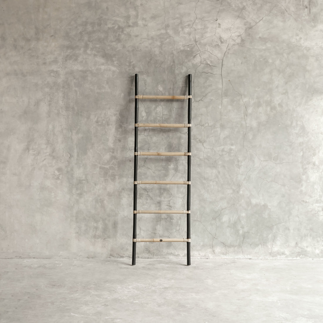 Rattan Ladder Black | Elements Concept Interior