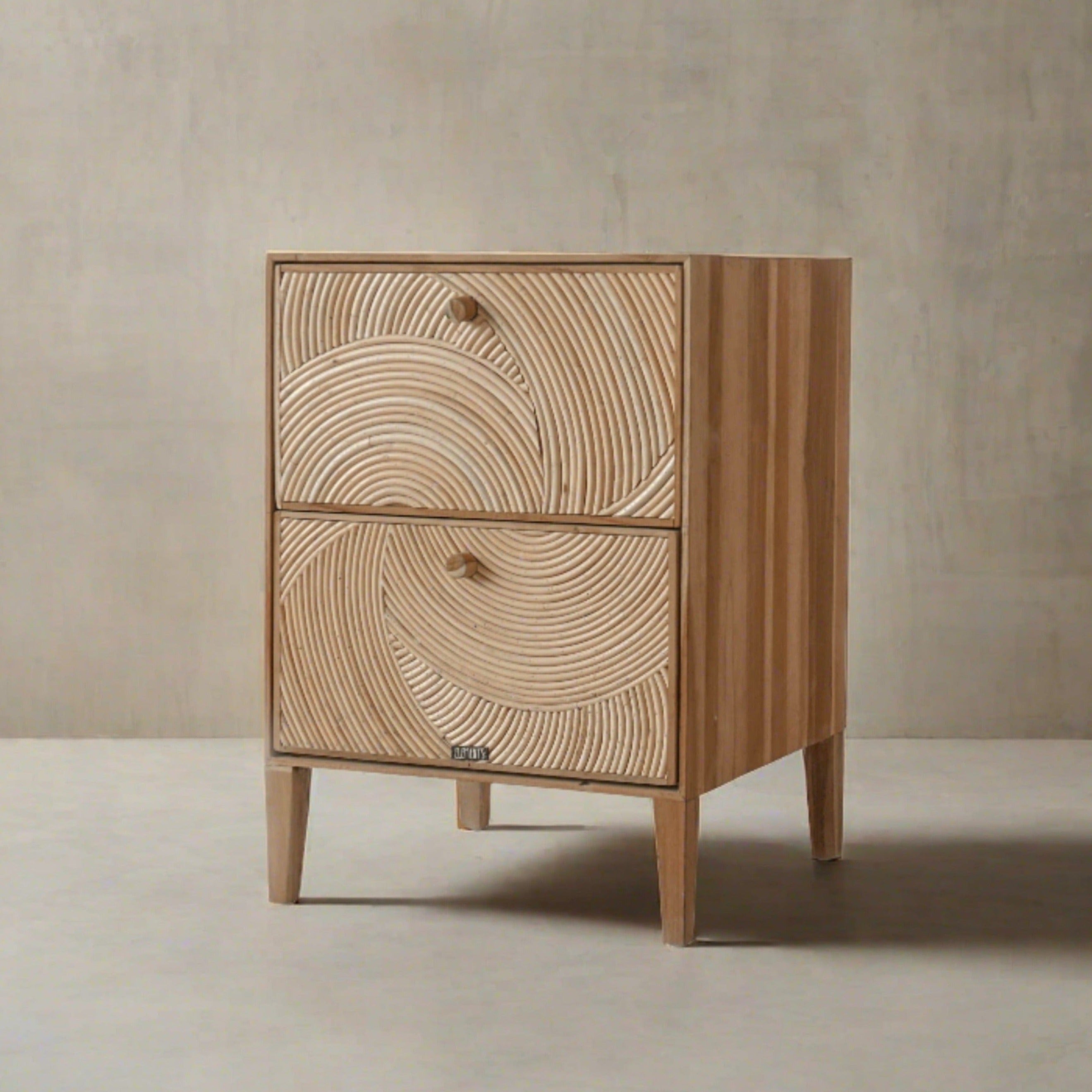 Malibu Side Cabinet - Two Drawers | Elements Concept Interior